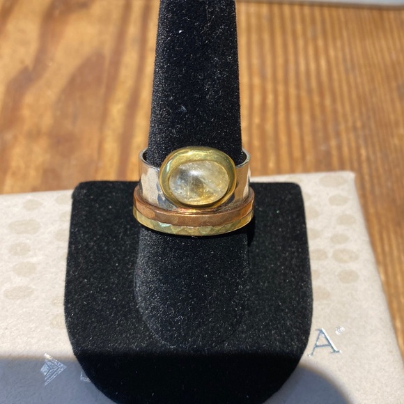 Silpada | Jewelry | Silpada Sterling Silver Metallic Mix Ring | Poshmark